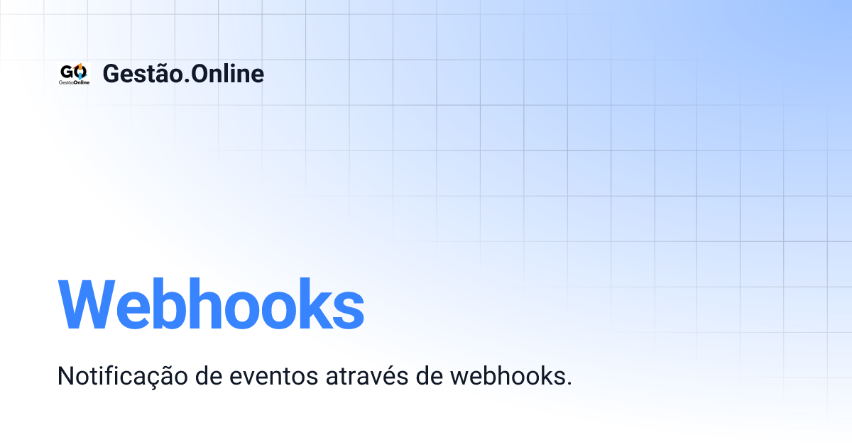 Webhooks | Gestão.Online